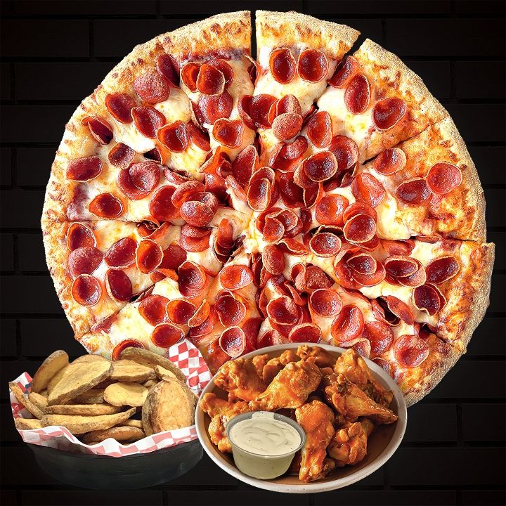 Baby Bro's Pizza & Wings El Monte - Big Bros Pizza (1 Topping), 12 Hot ...