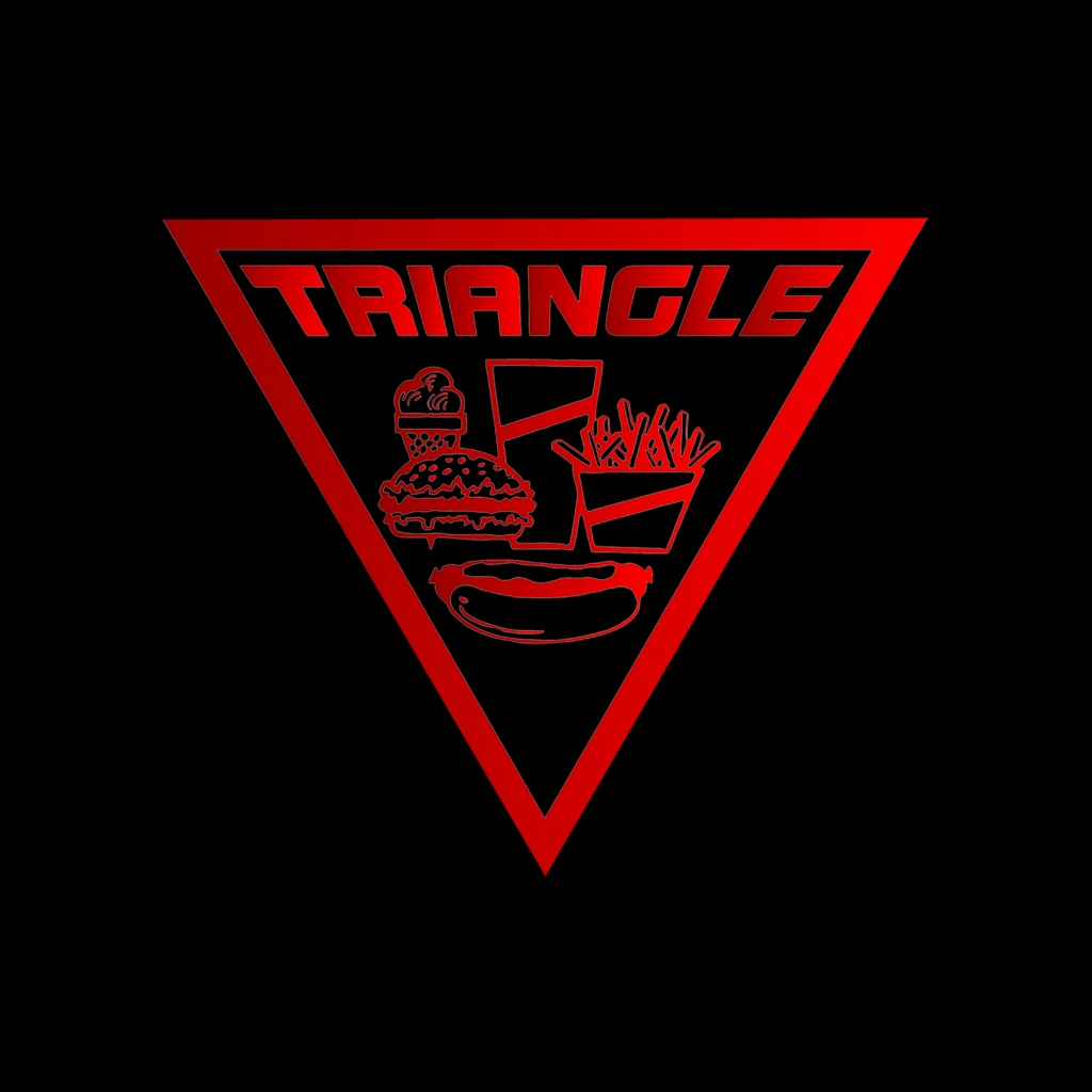 Triangle burger