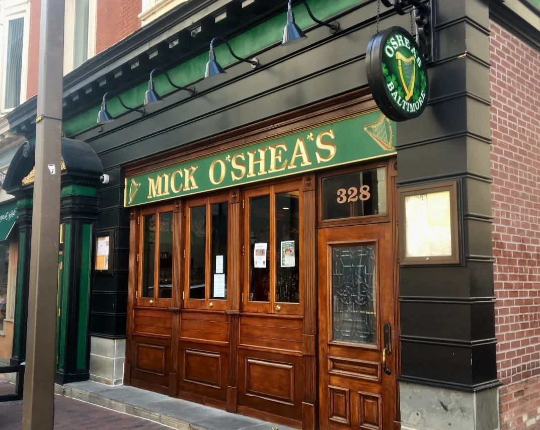 Mick O'Shea's Irish Pub in Baltimore, MD - Updated 2026 | AllBars