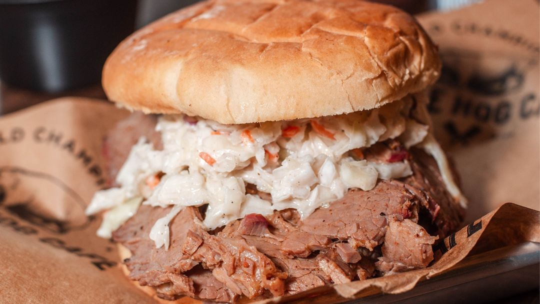 Whole Hog Cafe Little Rock (Cantrell Rd.) - Leg Quarter & 3 Rib Combo