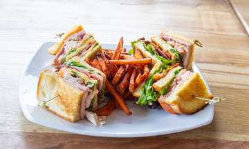 JC's BBQ & Grill - All-American Club Sandwich