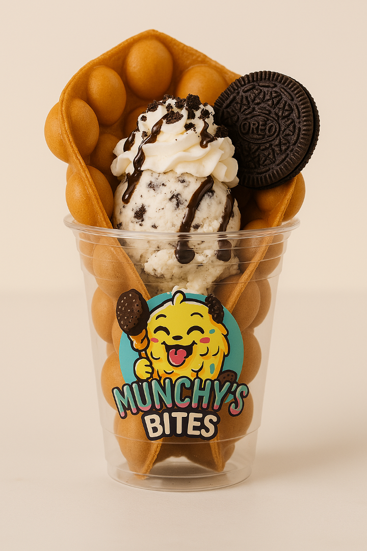 Munchy Bite - Oreo "Cookie Crave". waffle