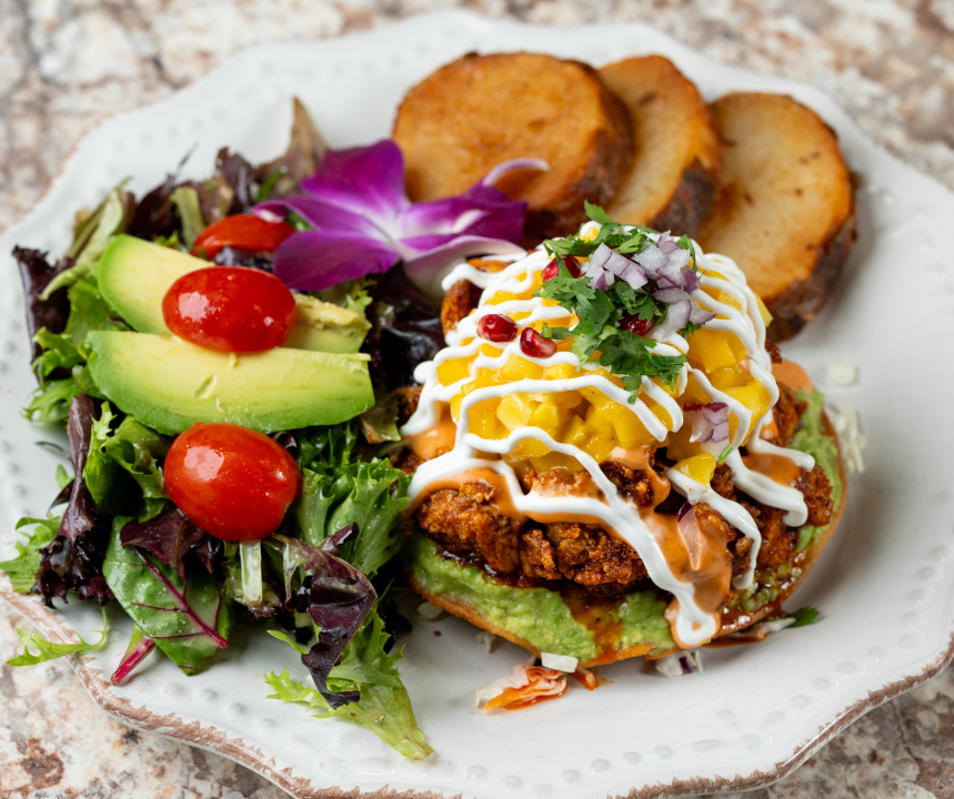 Mango Tango Tostada Plate | Harvest Kitchen & Bakery
