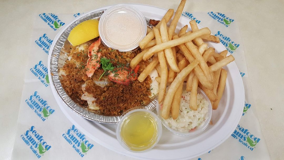 Sam's Broiled Platter | Seafood Sam's
