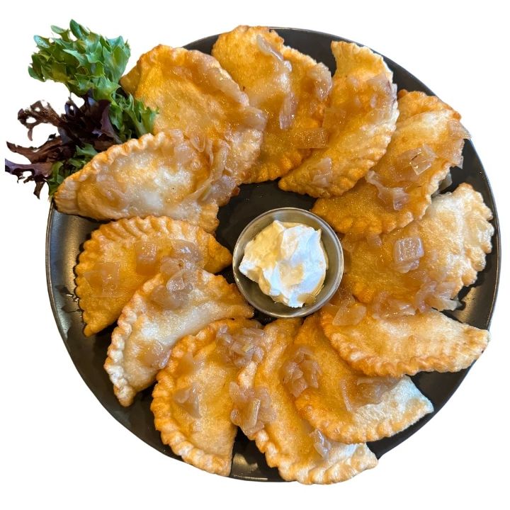 Pierogibites & more Bellmore Village - PROMO Latke Sample with apple sauce