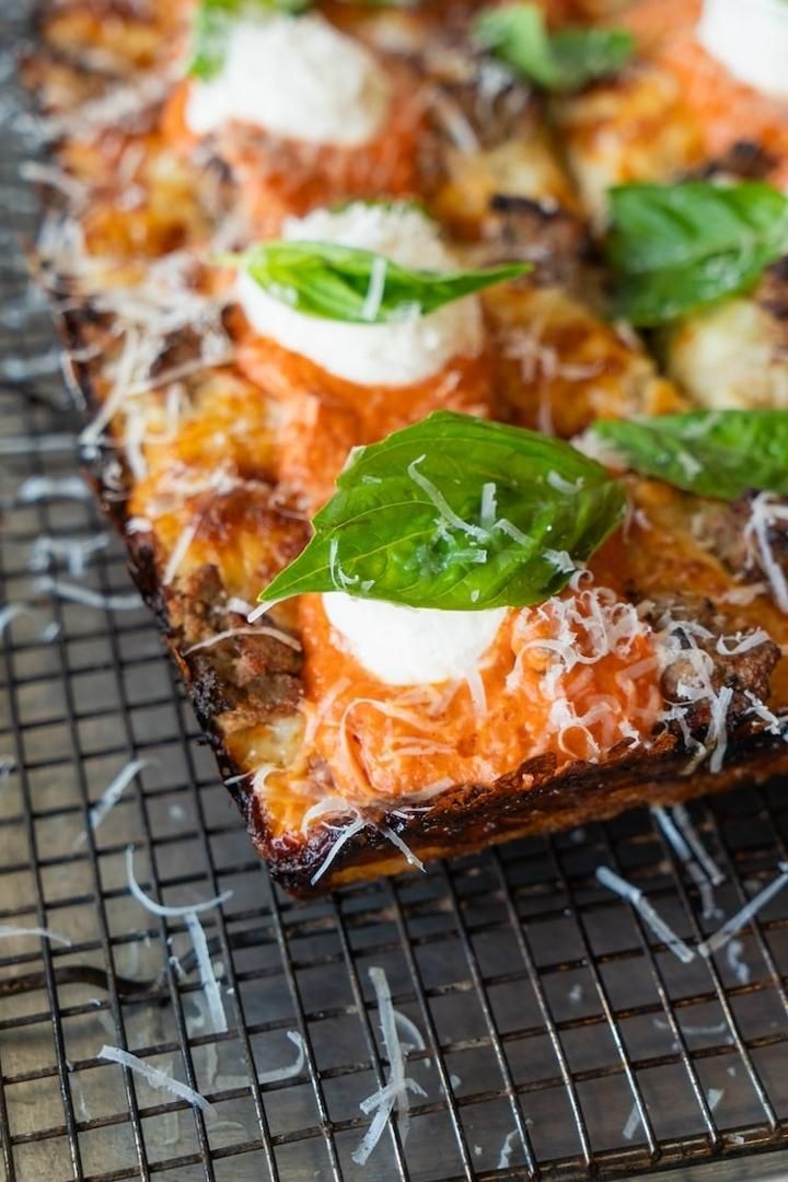 Blue Square Pizza | Toast