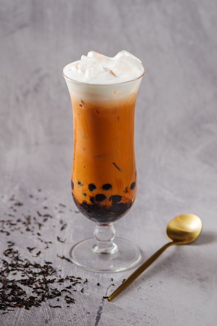 ASEAN Streat Food Hall - Iced Green Milk Tea Float