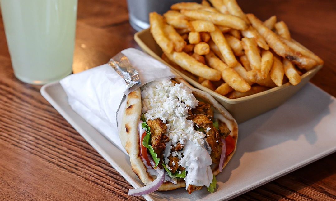 The Great Greek - Allen Park - Athenian Burger w/ Side & Drink