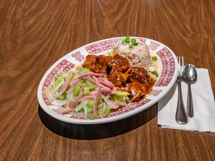 Combination Dinner #1 w/spareribs | Golden Star Restaurant