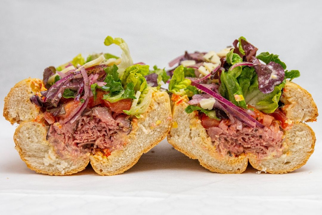 Breezy's Deli & Market - The Tush Push (Hot Roast Beef Hoagie)
