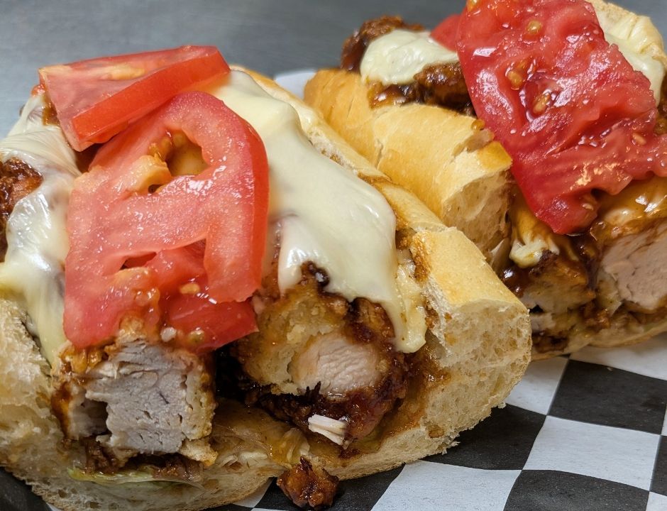 Stuffed to The Grills - Honey BBQ Crispy Chicken Hoagie