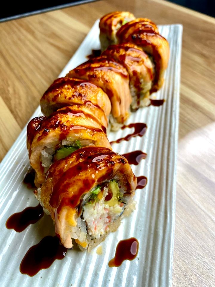 J Sushi Carson 940 East Dominguez Street #F - Gold Dragon Roll (October)