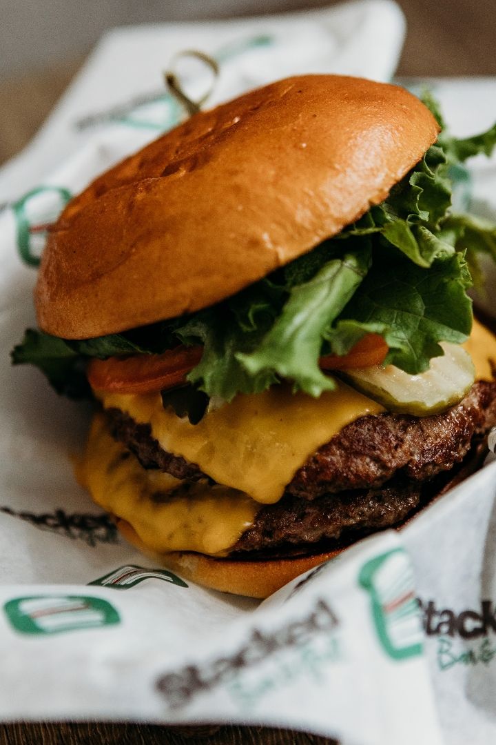 Stacked Bar and Grill 531 E. Main St. Downtown Visalia - Burger Combo ...