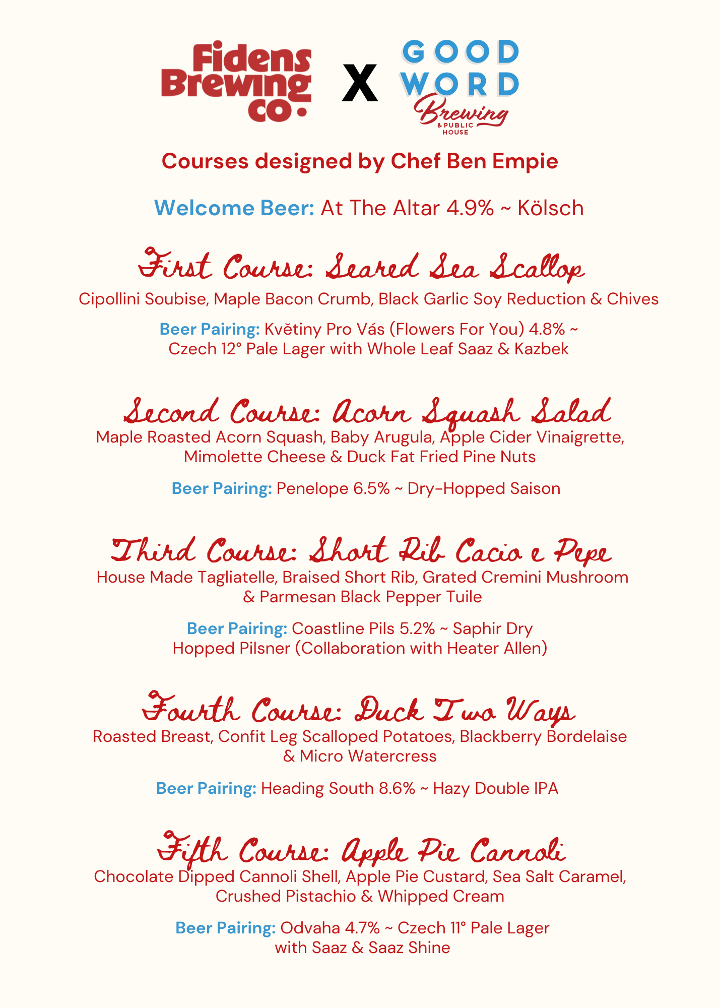 Fidens Brewing Company | Toast