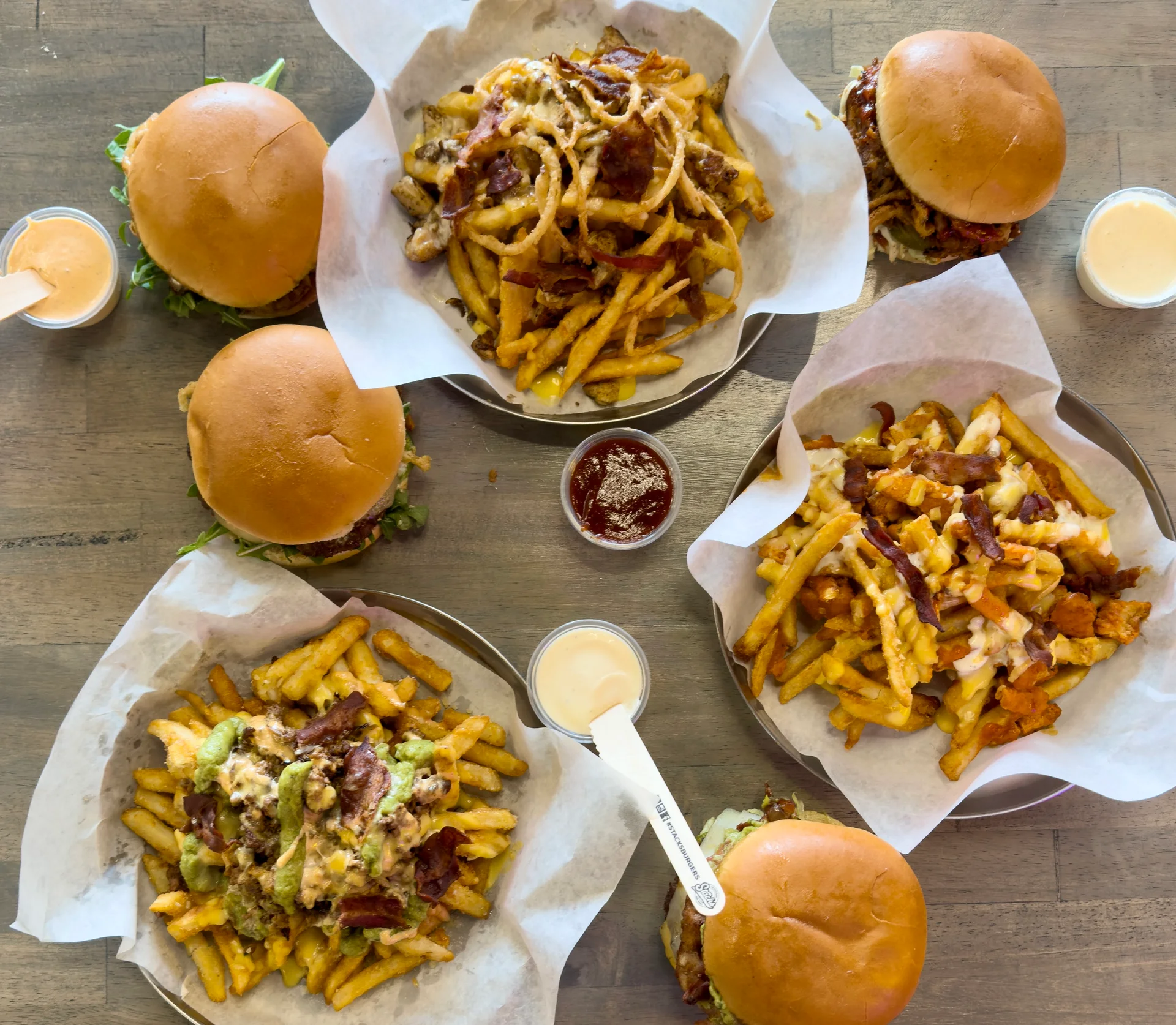 Stacks Burgers Tacoma - Crispy Honey Cheddar Stack Combo