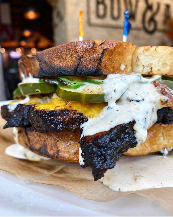 Bow & Arrow BBQ - Jalapeno Popper Enchiladas