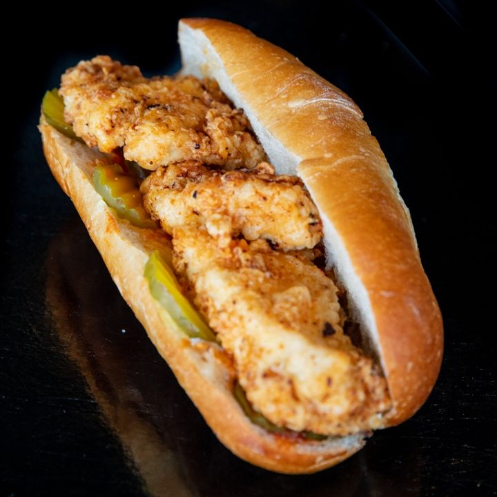 Honey Sriracha Chicken Po Boy Combo | Cafe De L'asie