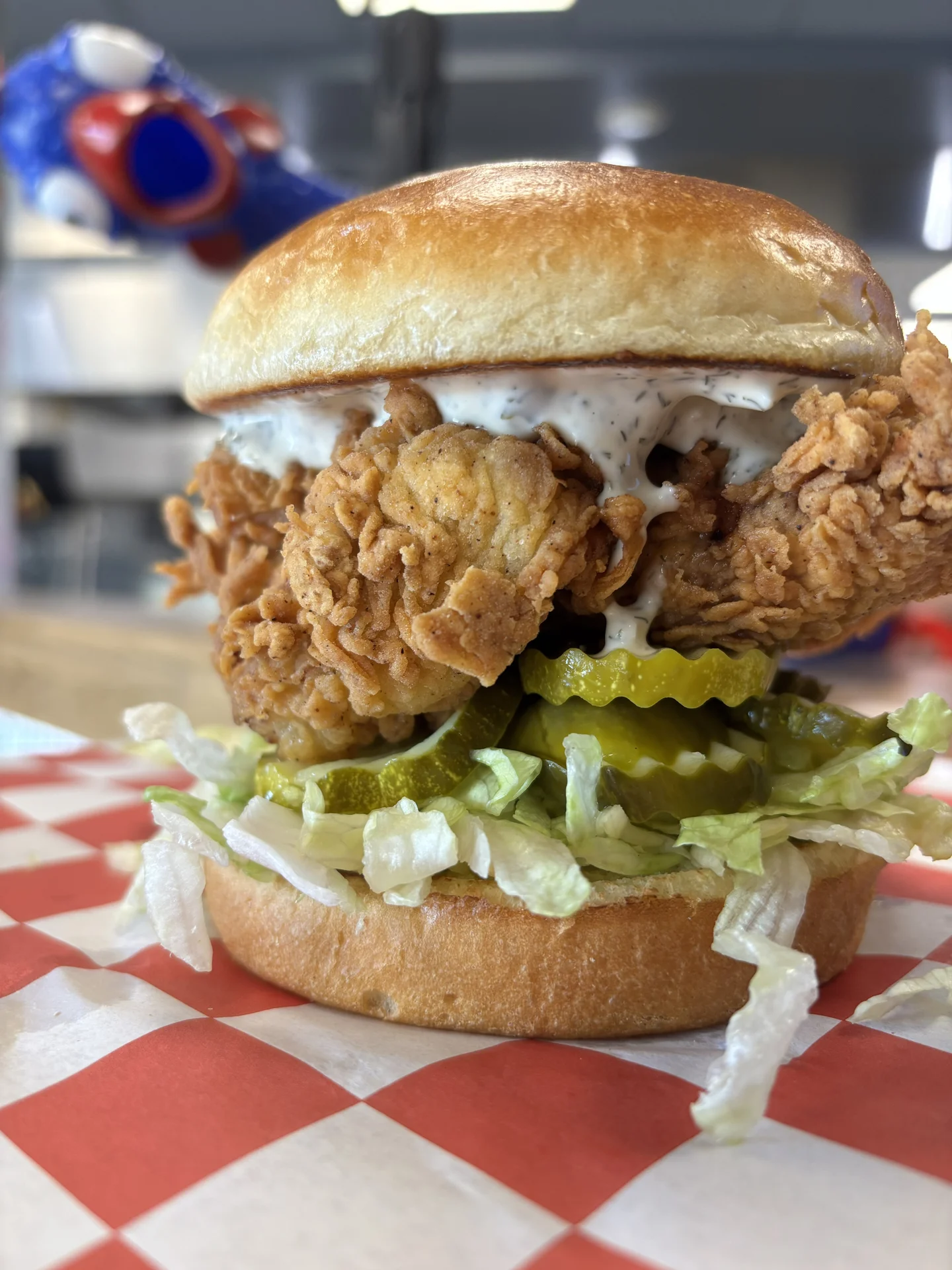 Chicken and Whaaat - Peach Hot Honey Shake