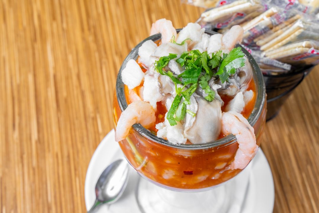 Fish N Tails Oyster Bar Richardson, TX - topo chico seltzer