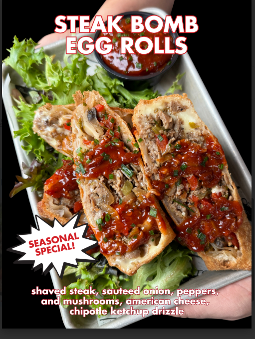 Boston Burger Company - Harvard Square 1105 Mass Ave. - Steak bomb eggrolls