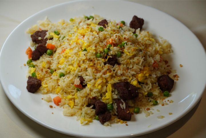 Beef Steak Cube Fried Rice 牛肉粒炒饭 | Yang Kee Dumpling