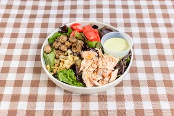 ~Grégoire Sunset~ - Fra’Mani Muffuletta with mixed green