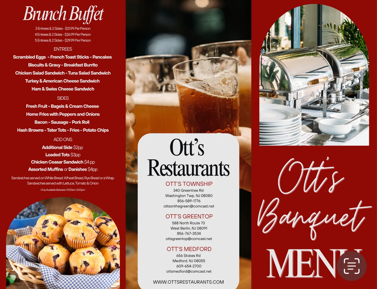 Banquet Menu