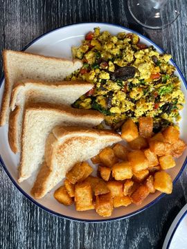 Pure Vegan Café 8369 Creedmoor Rd - Texas Toast & Apple Butter