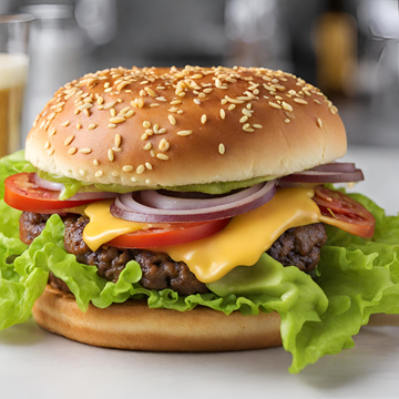 Cafe 1828 - Ham and Cheddar Club Sandwich